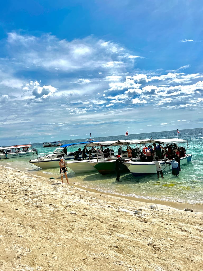 The islands off the coast of Semporna